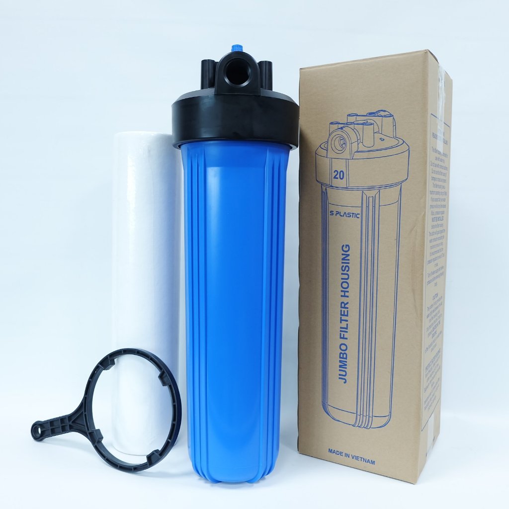 Bộ Cốc lọc 20 inch Béo và Lõi PP để lọc thô đâu nguồn | Shopee Việt Nam