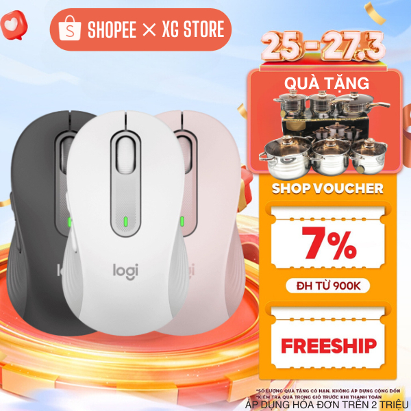 Chuột không dây bluetooth Logitech M650 OEM 2400 DPI thiết kế sang ...