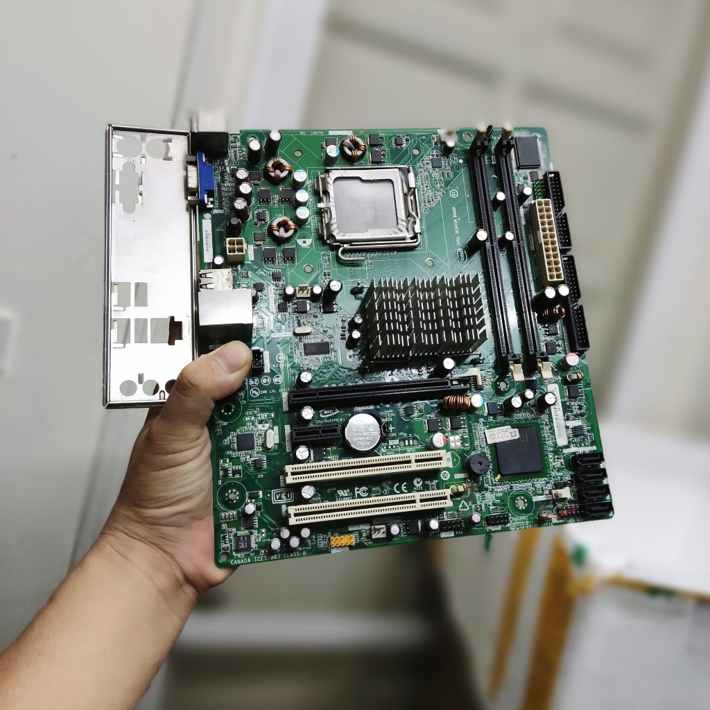 Mainboard - Bo mạch chủ máy tính chipset G31, chạy ram DDR2, có khe PCI ...
