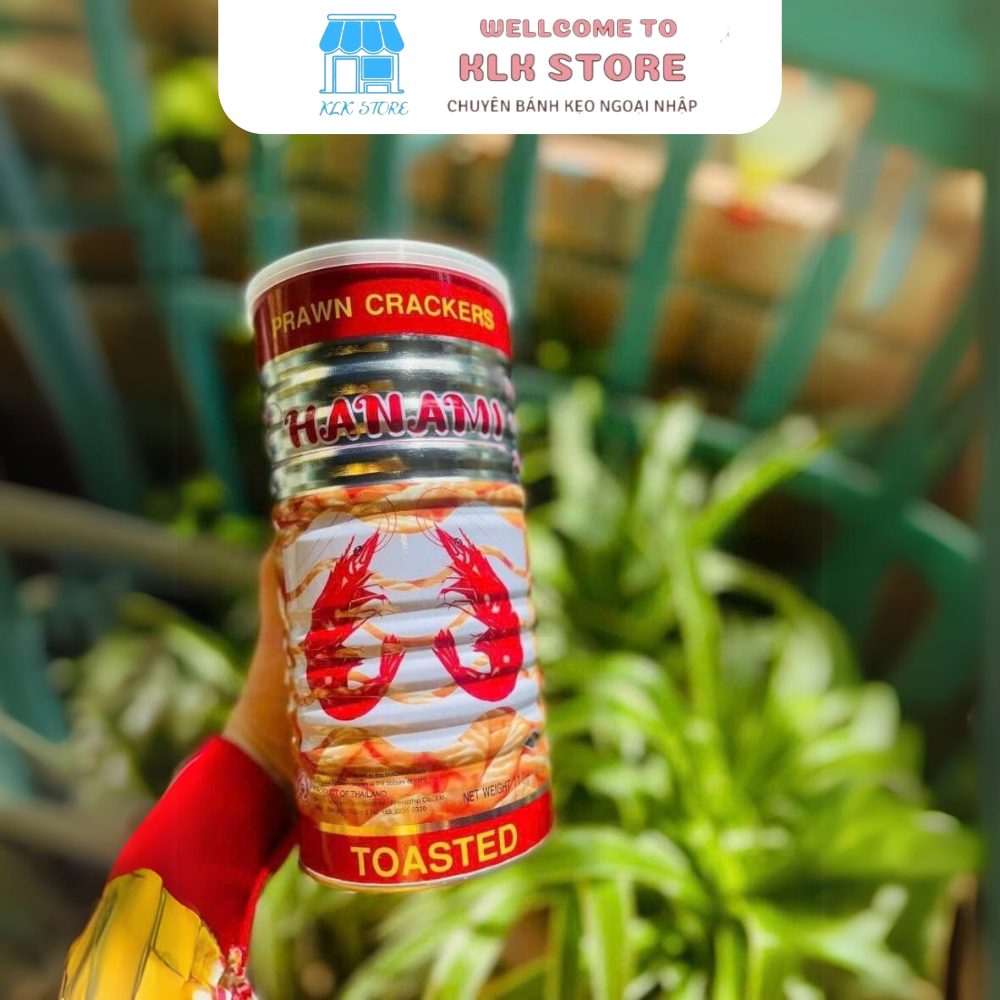 Snack tôm Thái Lan HANAMI Lon 110gr SIÊU NGON GIÒN DỤM - Bimbim Tôm Cay ...