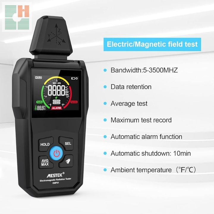Máy đo điện từ trường - Mestek - EMF01 | Shopee Việt Nam
