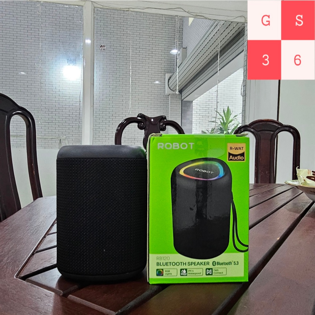Loa Bluetooth Mini ROBOT RB120 -Công suất 5W - Đèn Led RGB - Hỗ Trợ Kết ...