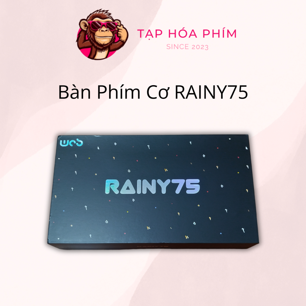 Bàn phím cơ Rainy75 bản Mirror silver | Shopee Việt Nam