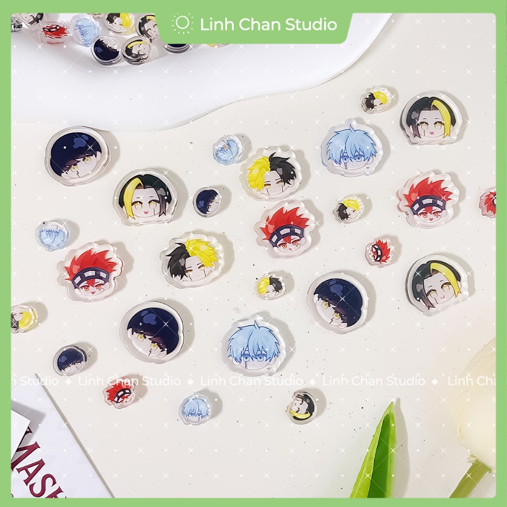 Set 5 charm mini 1cm/2cm Mashle Magic and Muscles chibi dễ thương ...