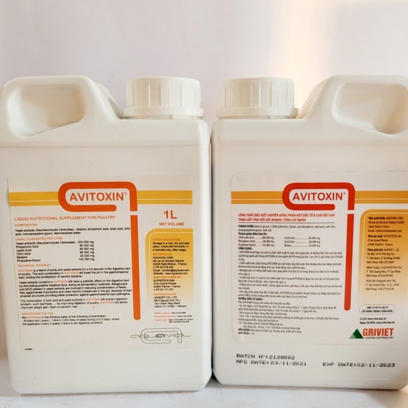 [chính hãng] Avitoxin giải độc gan thận cấp cho vật nuôi hàng pháp ...