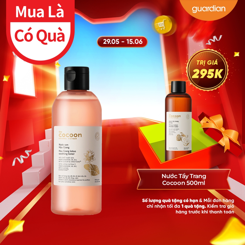 Nước Hoa Hồng (Toner) Sen Hậu Giang Cocoon 310ml | Shopee Việt Nam