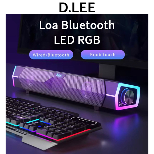 Loa Máy Tính, Loa Bluetooth Đèn Led RGB V8, Loa Soundbar - DLEE ...