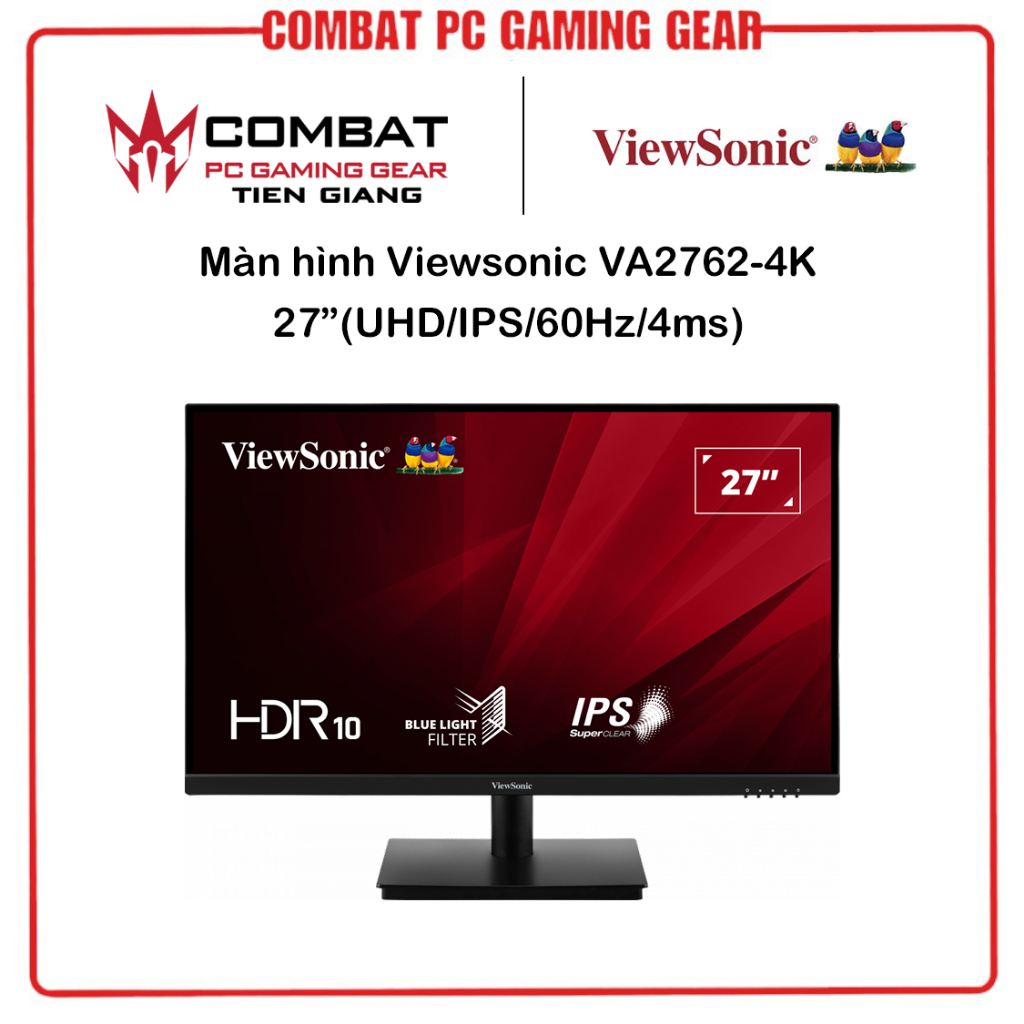 [HOT] Màn hình Viewsonic VA2762-4K 27 Inch (UHD/IPS/60Hz/4ms) Hàng Chính Hãng | Shopee Việt Nam