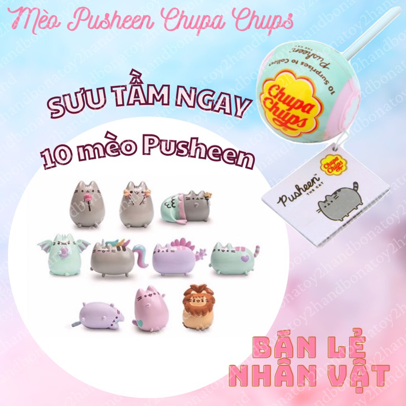 [được chọn mẫu] Mèo Pusheen trong kẹo Chupachups, lẻ mèo pusheen ...