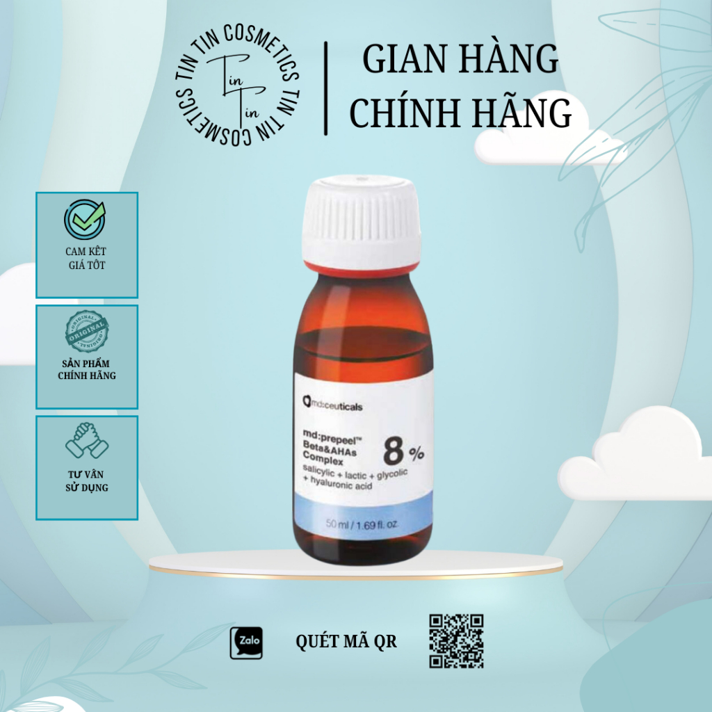 DUNG DỊCH PEEL KIỂM SOÁT DA DẦU MỤN – MD:PREPEEL BETA & AHAS COMPLEX 8% ...