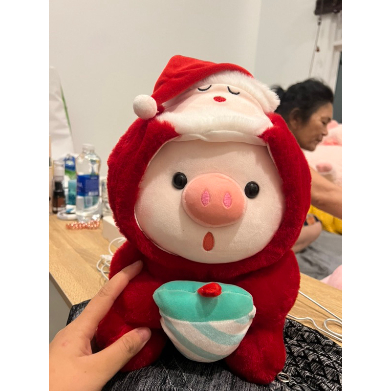 Thú Bông Heo Con Cosplay thành ông già Noen | Shopee Việt Nam