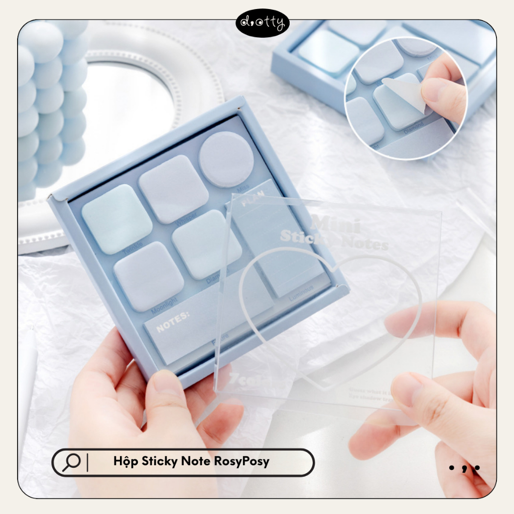 Hộp 210 Sticky Note Planwith Làm Plan Tiện Dụng, Giấy Ghi Chú Màu ...