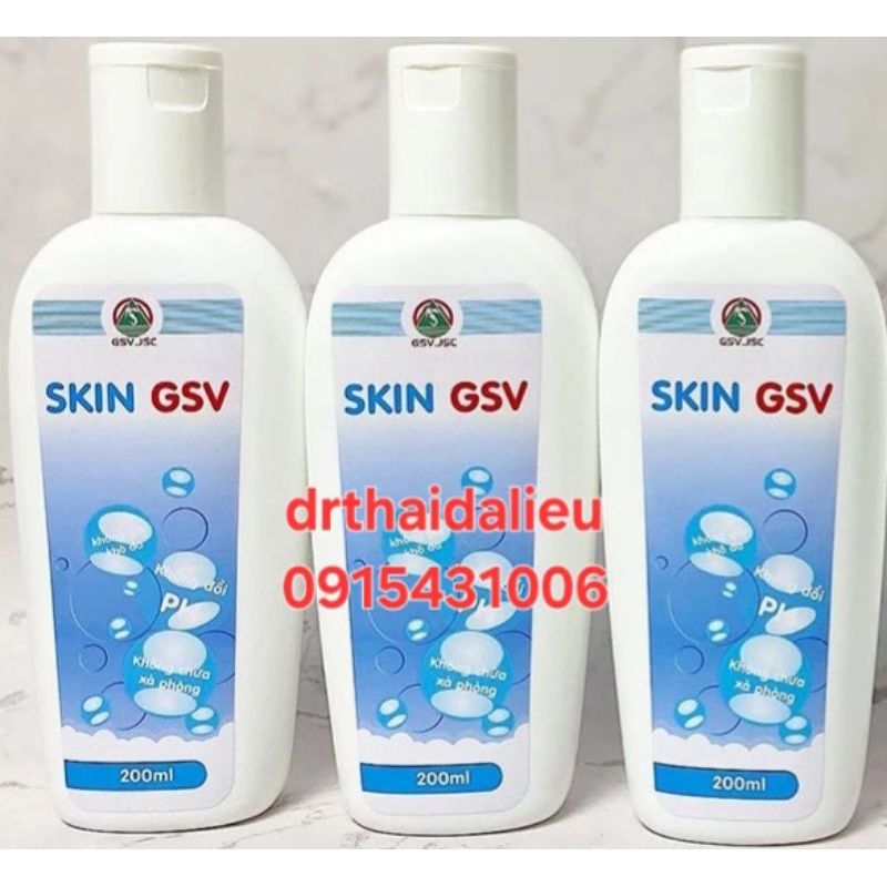 Sữa tắm, sữa rửa mặt Skin gsv 200ml | Shopee Việt Nam