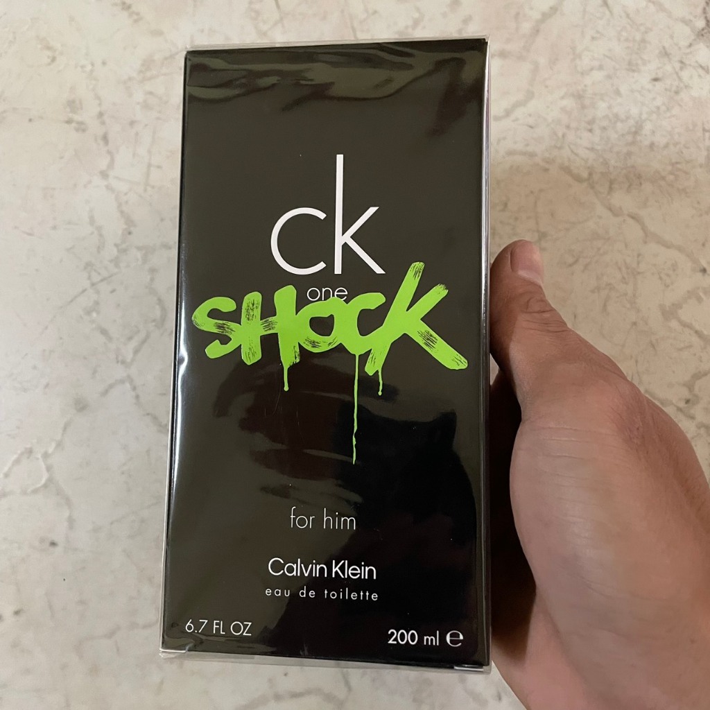 Nước hoa nam : CK one shock for him EDT 100ml Full seal | Shopee Việt Nam