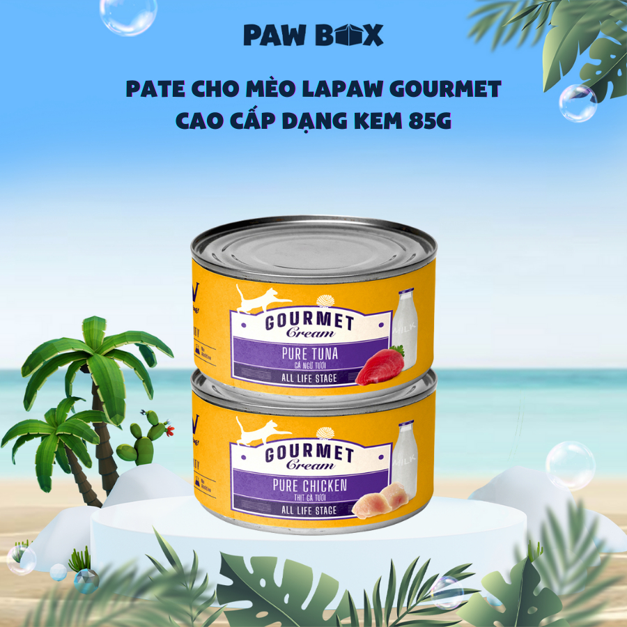 Pate cho mèo laPaw Gourmet cao cấp dạng kem hộp 85g | Shopee Việt Nam