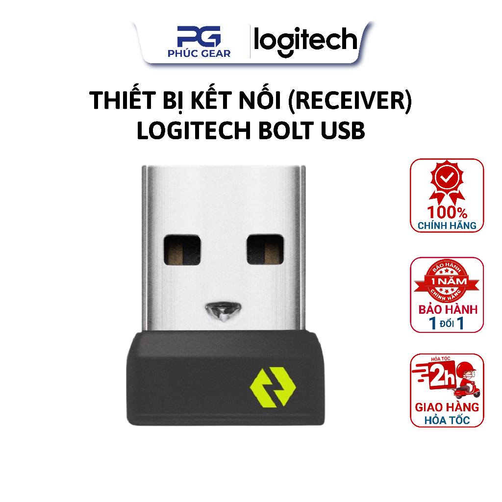 Đầu thu Logitech LOGI BOLT USB - Bảo hành 12 tháng - HÀNG CHÍNH HÃNG ...