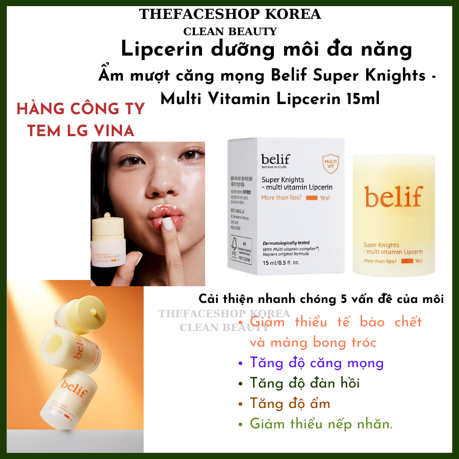 [Hàng Công Ty] Lipcerin dưỡng môi đa năng thế hệ mới, ẩm mượt căng mọng ...
