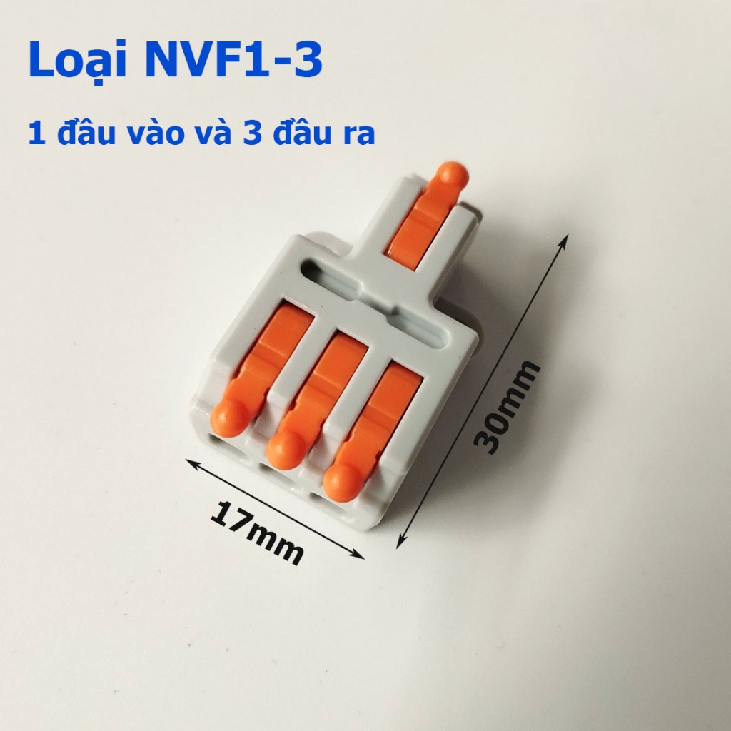 Cút nối dây điện nhanh Kẹp giắc KV212 KV214 KV111 2 đầu vào và 2/4/6 đầu ra có phân biệt màu ...