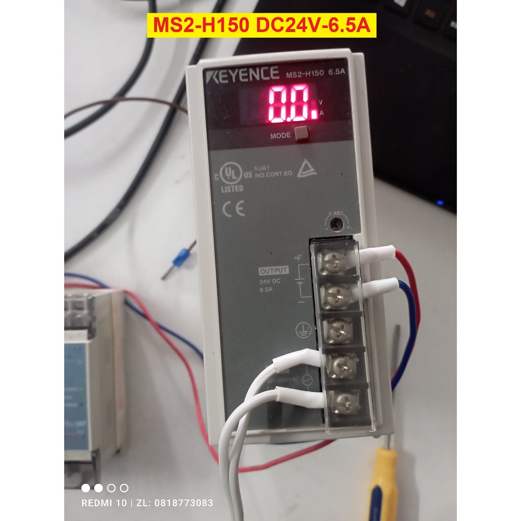 Bộ nguồn 24VDC-6.5A MS2-H150 Hàng chính hãng Keyence Nhật Bản đã qua sử ...