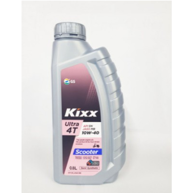 (Thùng 12 chai) NHỚT TAY GA KIXX ULTRA SCOOTER SN 10W/40 0.8L | Shopee ...