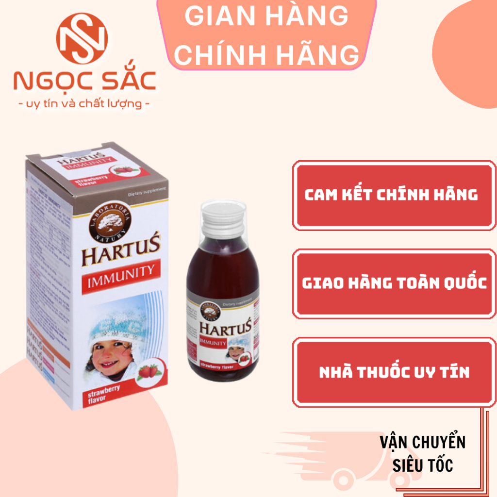 [Chính Hãng] Hartus Immunity Hỗ Trợ Tăng Cường đề kháng Cho Trẻ Từ 4 ...