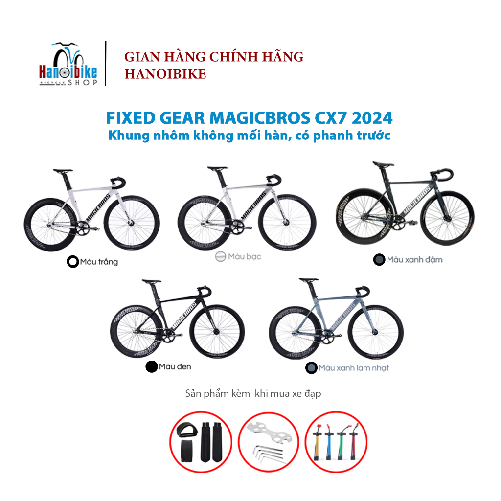 Xe đạp Fixed gear Magicbros CX7 nhôm | Shopee Việt Nam