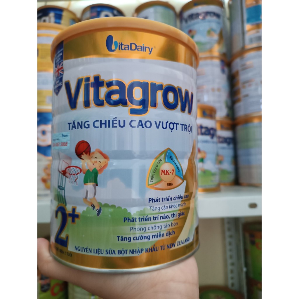 Sữa VitaGrow 2+ 900g Tăng Chiều Cao (trẻ 2 tuổi trở lên) | Shopee Việt Nam