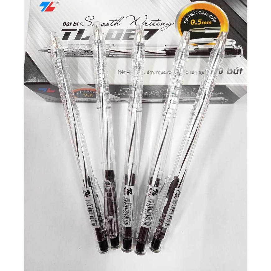 Bút bi đen Thiên Long TL027 | Shopee Việt Nam