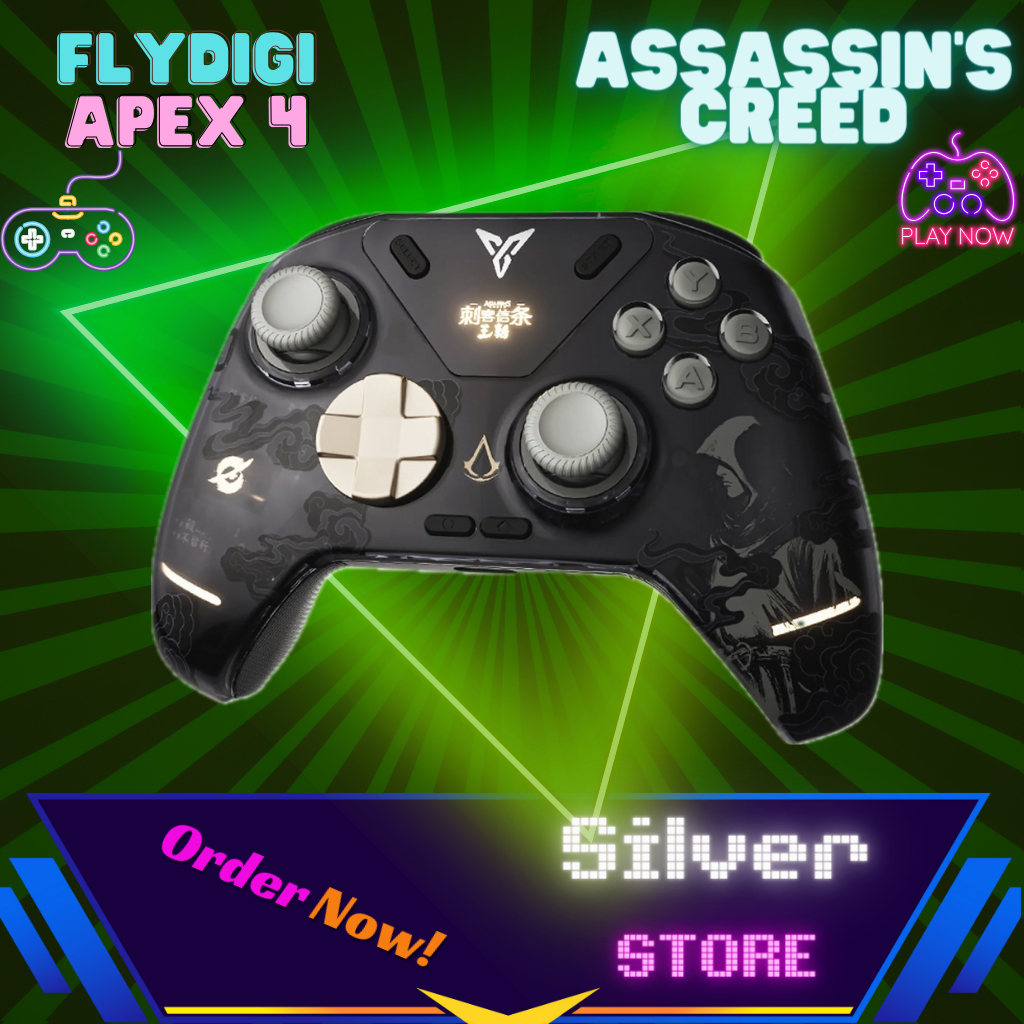 [PRE-ODER] FLYDIGI APEX 4 ASSASIN CREED [BH12T] [NEWSEAL] [BT+2.4+WIRED] [PC-IOS-ANDROID-SWITCH ...