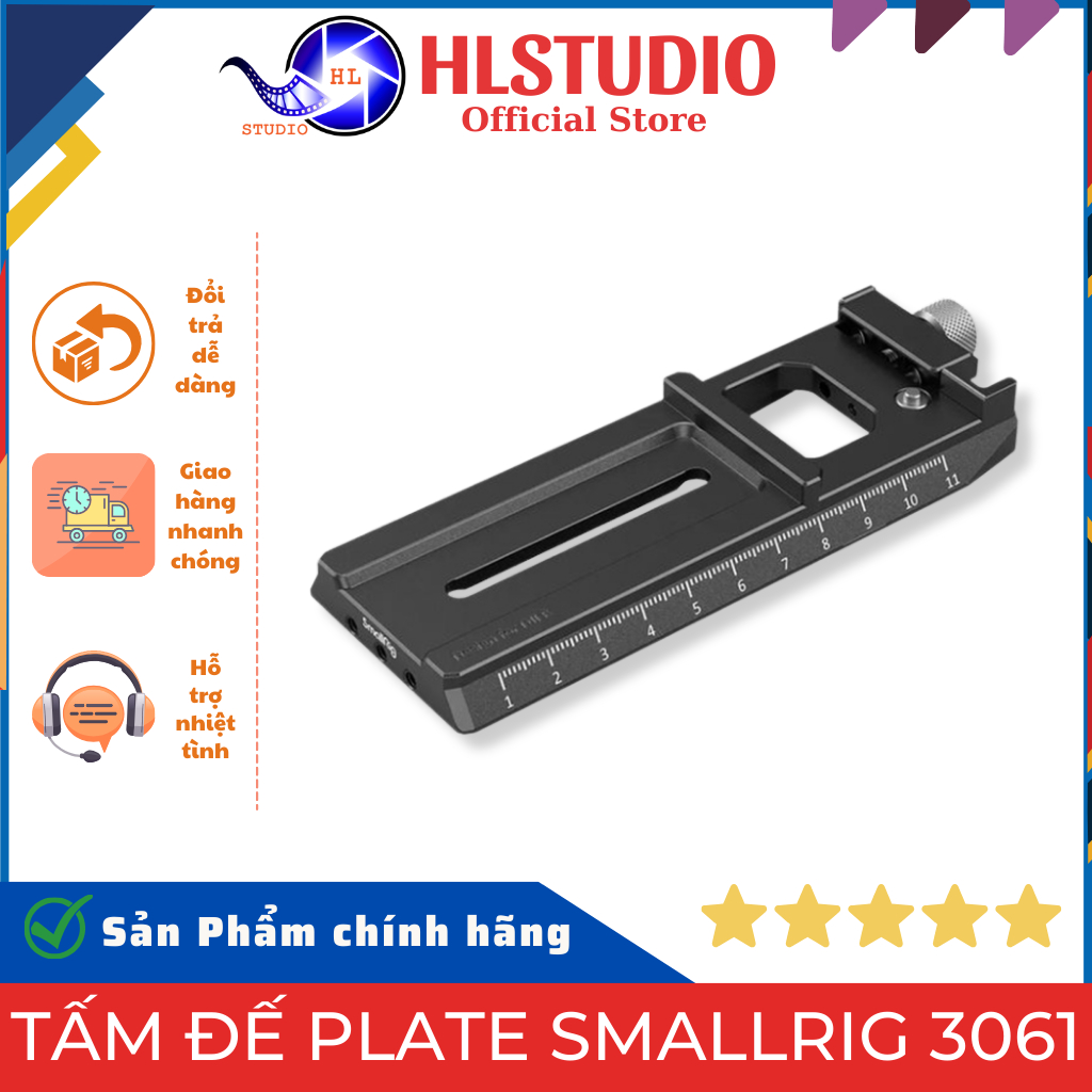 Tấm Đế SmallRig 3061 - HL Studio - Tương Thích Gimbal DJI - Nhôm Cao Cấp | Shopee Việt Nam