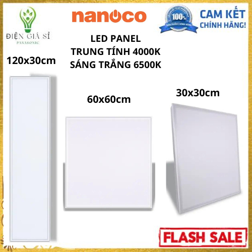 Đèn Led Panel 18W/40W_30x30, 60x60x 120x30(NPLB60606), Chính Hãng ...