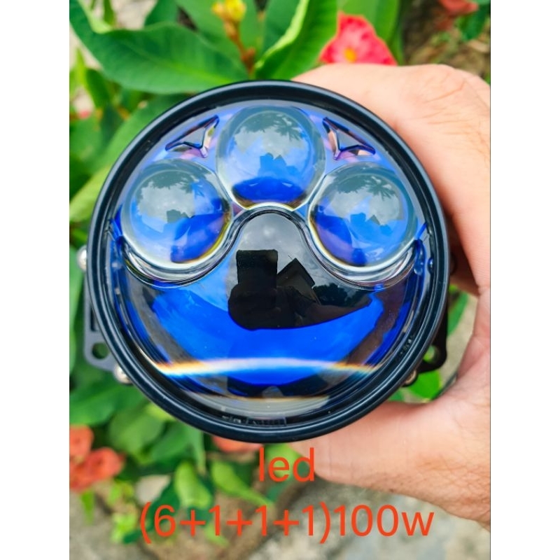 bi led 3.0 inch đuôi xoắn SanVi A3 kính tím led (6+1+1+1) đuôi xoắn ...