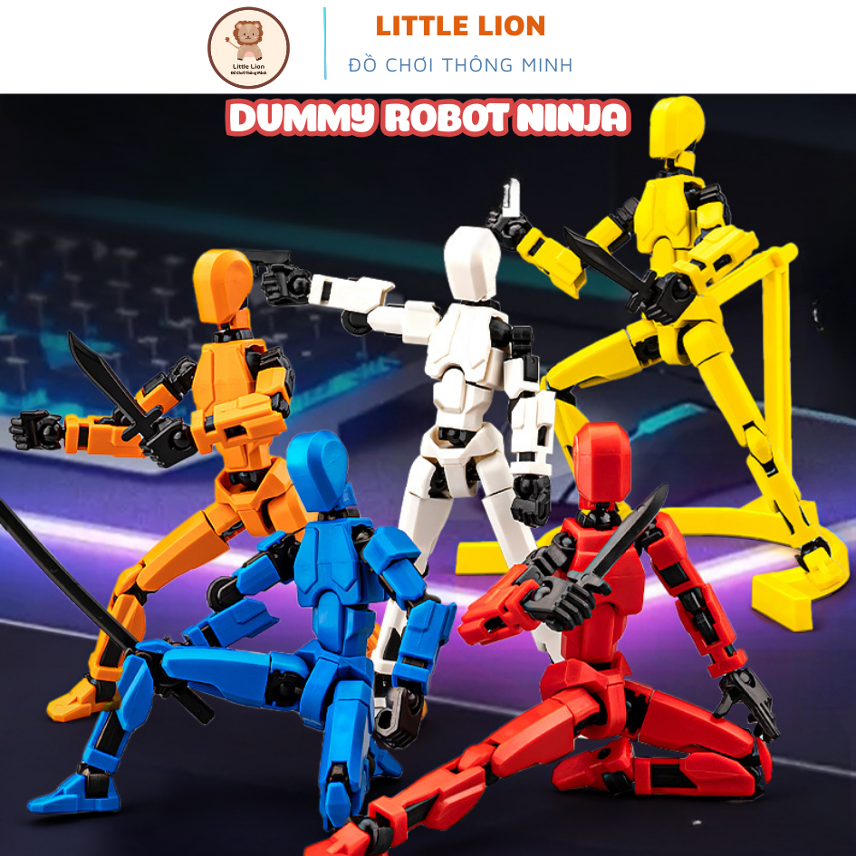 Lucky 13 Kit Mô hình đồ chơi robot Figure DUMMY 13 in 3D khớp linh hoạt ...