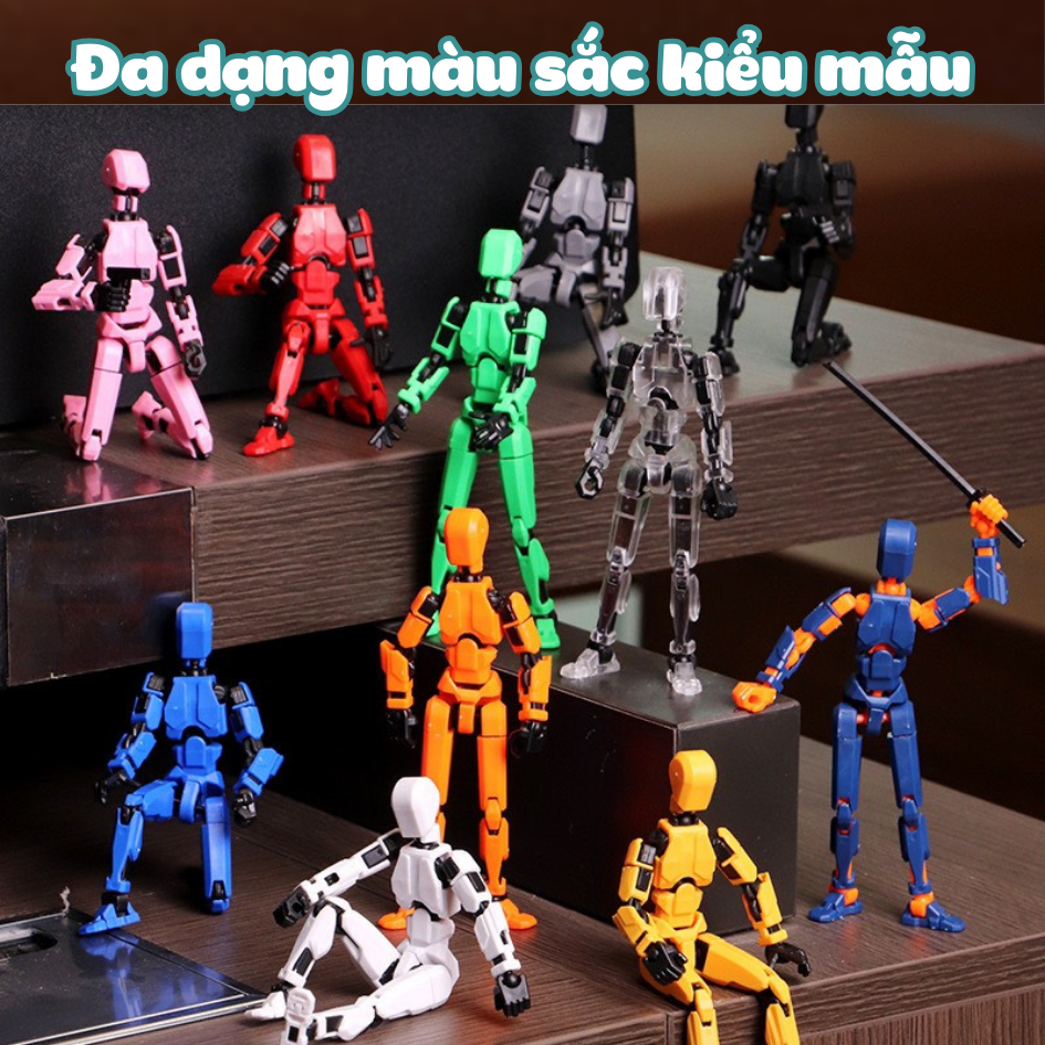 dummy 13, Lucky 13, mô hình người có khớp, mô hình t13 lắp ráp đồ chơi ...