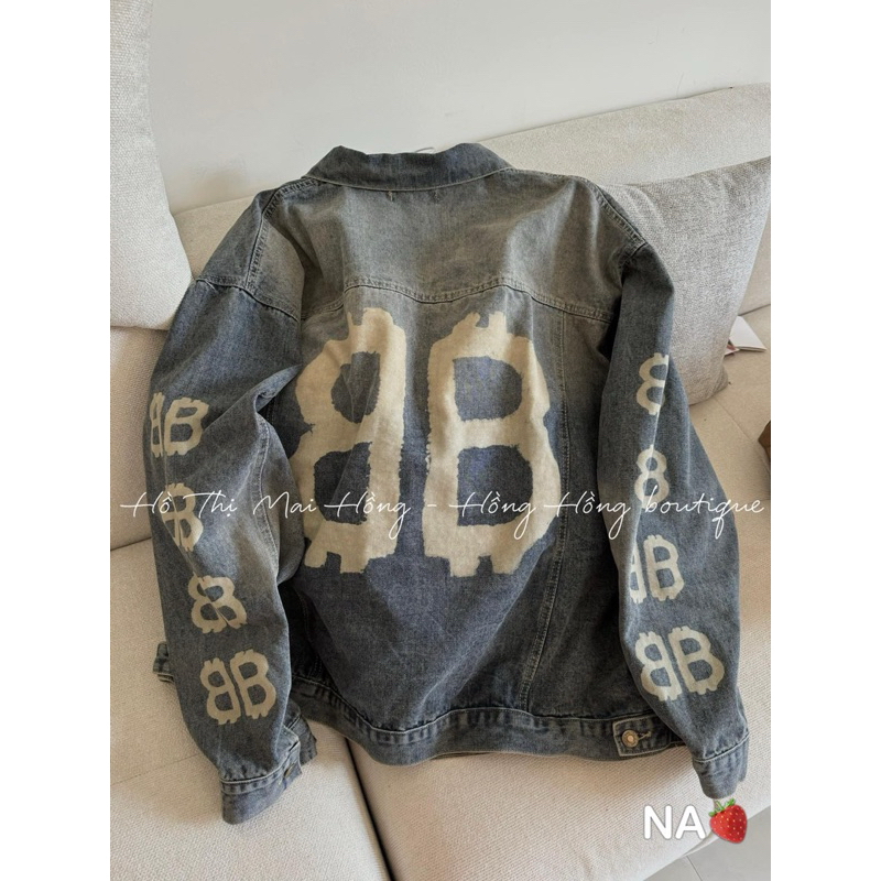 [Hàng Oder] Khoác Jean Loang BB - Hàng Qc Freesize | Shopee Việt Nam