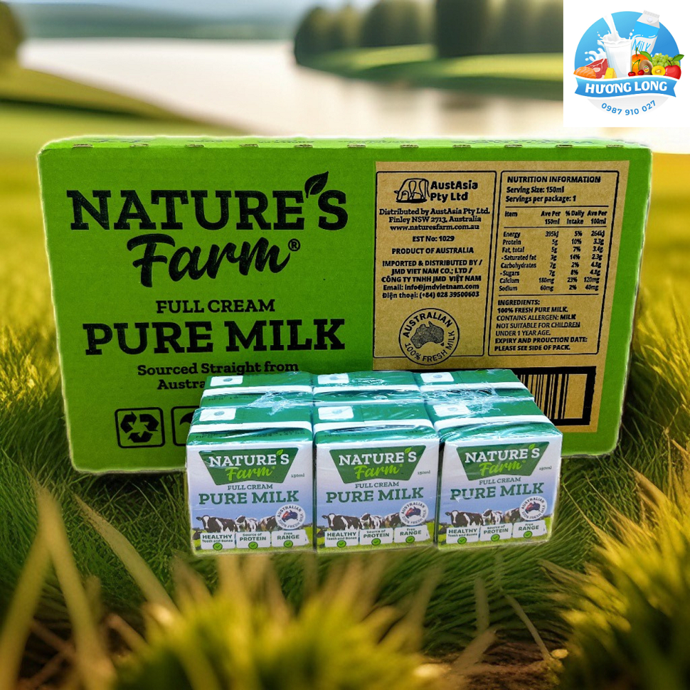 [HỎA TỐC HCM] Sữa Tươi Nguyên Kem Nature's Farm Nhập Khẩu Chính Hãng Từ ...