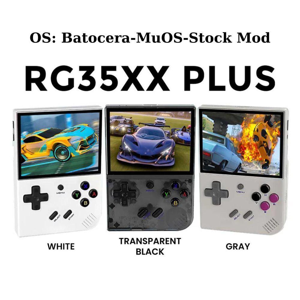 Anbernic RG35xx Plus cài sẵn batocera, muos, stock mod, cài bộ game ...