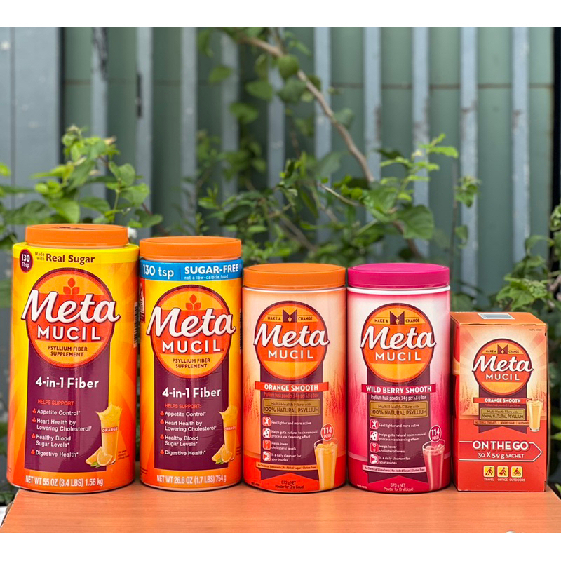 Bổ sung chất xơ Metamucil - meta mucil fiber | Shopee Việt Nam