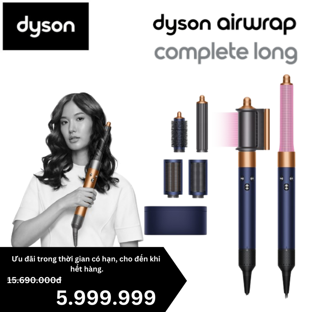 [ƯU ĐÃI CÓ GIỚI HẠN THỜI GIAN] Máy tạo kiểu tóc và sấy khô Dyson ...