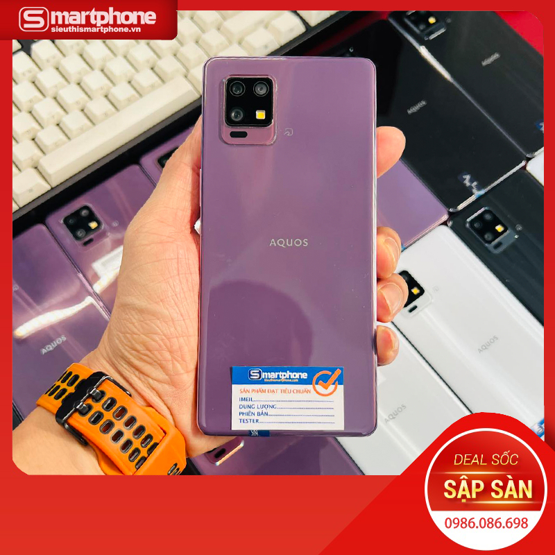 Điện thoại SHARP AQUOS ZERO 6 5G ( 2 Sim ) hàng mới 99% Snapdragon 750G ...