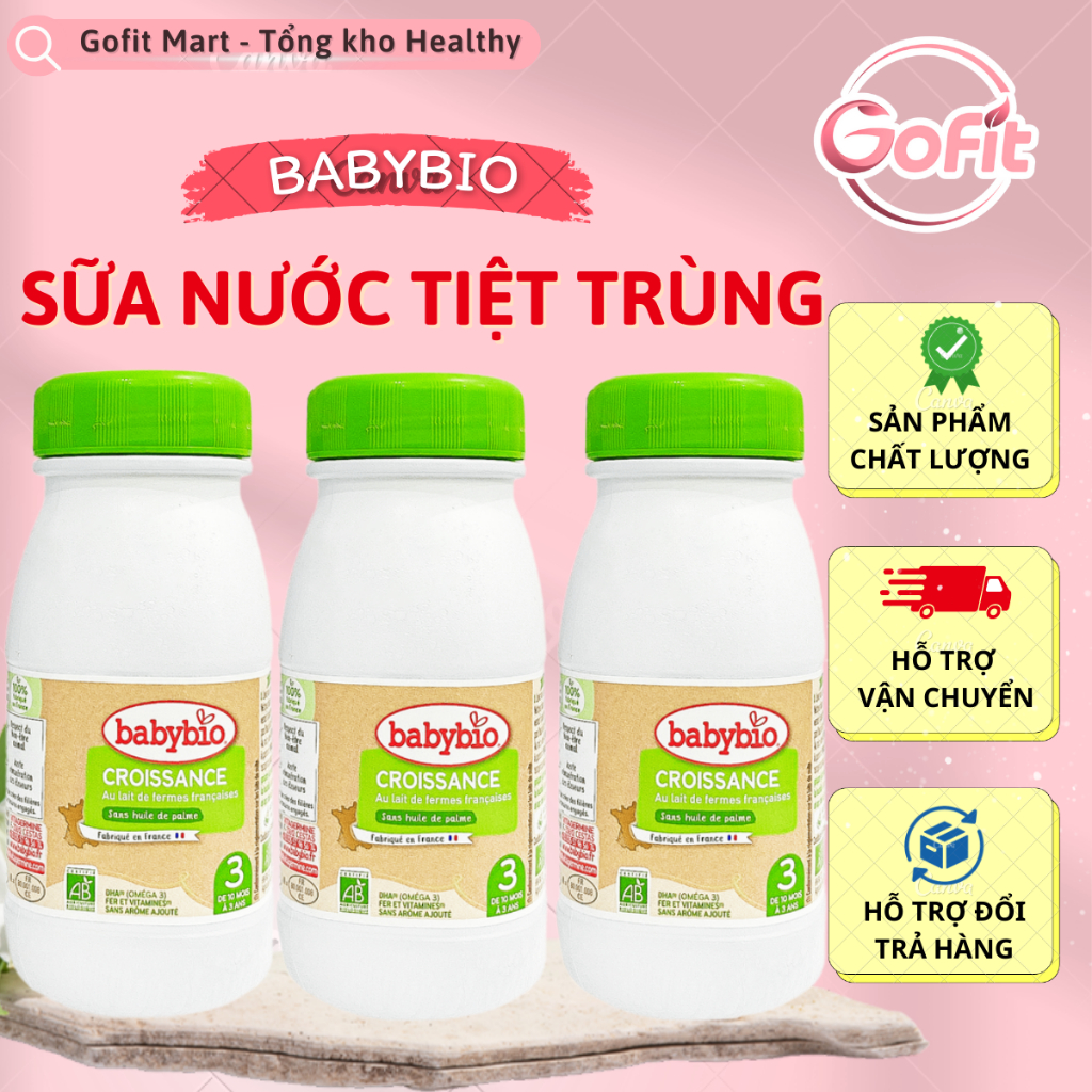 Sữa Dinh Dưỡng Tăng Trưởng Hữu Cơ Babybio Dành Cho Bé 10-36 Tháng Tuổi ...