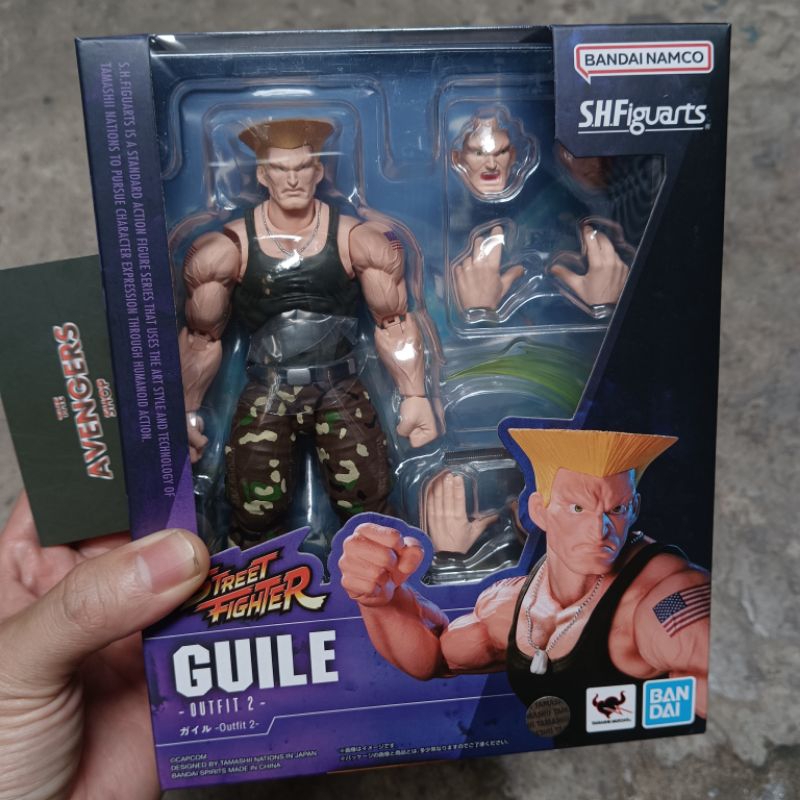 Mô hình Bandai SHF Street Fighter Guile có sẵn | Shopee Việt Nam