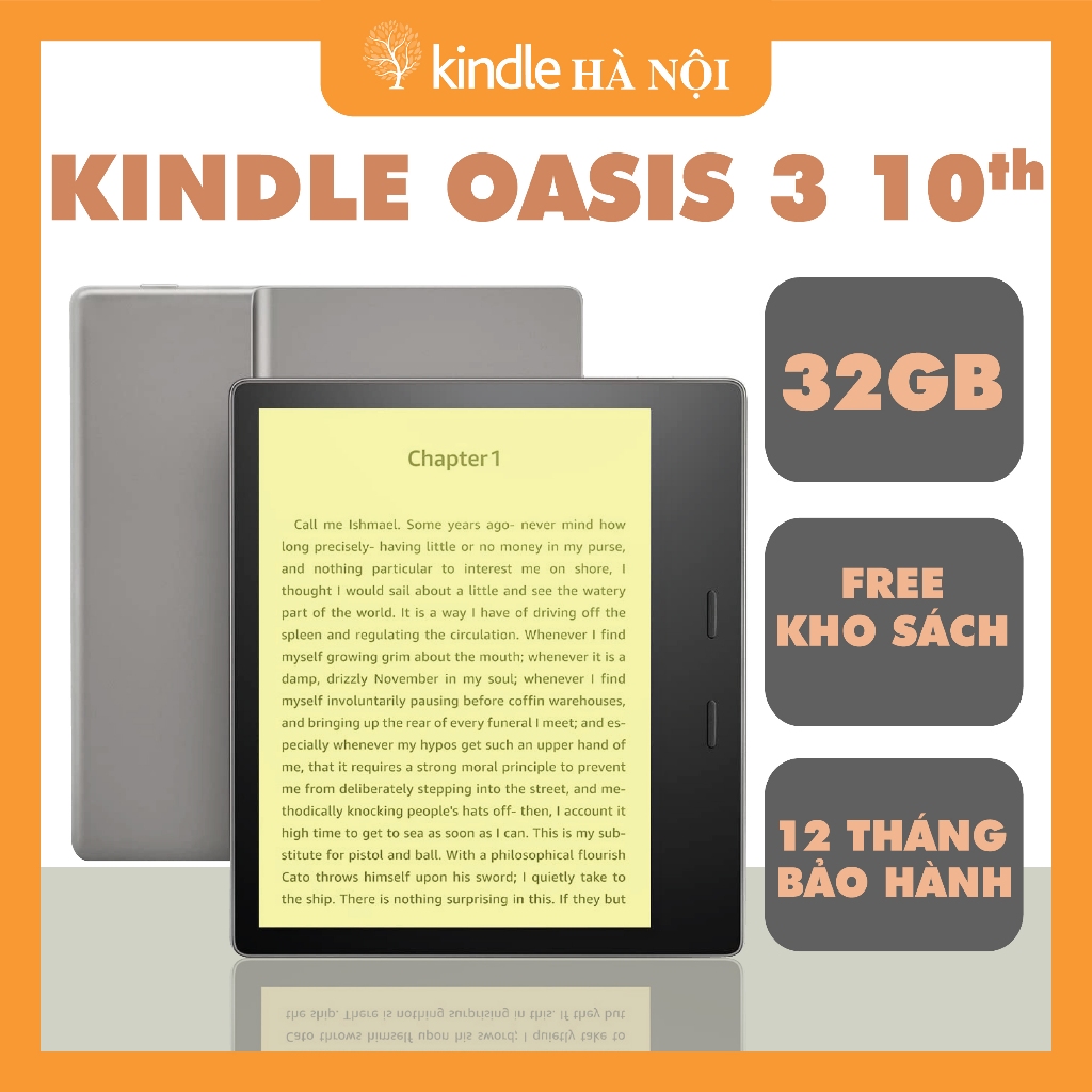 Máy đọc sách Kindle Paperwhite 5, Kindle Oasis 3 tặng kho sách BẢO HÀNH ...