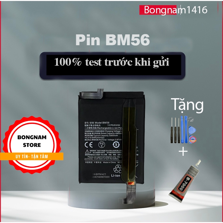 Pin thay thế Xiaomi BM56 / Redmi K40 gaming / Poco X3GT kèm bộ sửa và ...