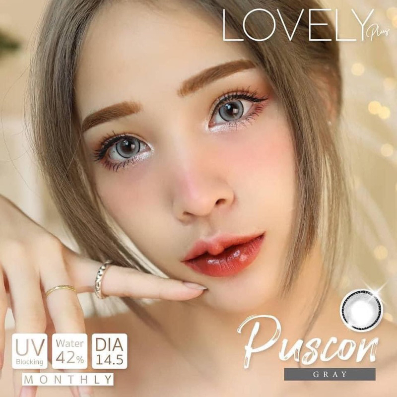 Lens Mắt Pisson Gray tone tây giãn to ( kèm khay đựng lens ) | Shopee ...