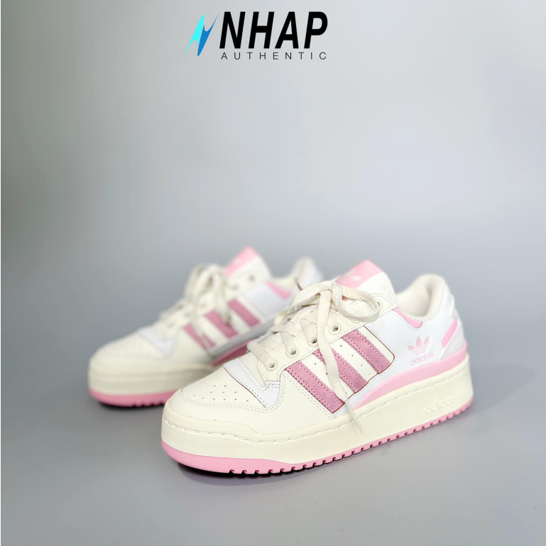 Giày nữ Adidas Originals Forum Bold Stripes "White Sea Salt Pink ...