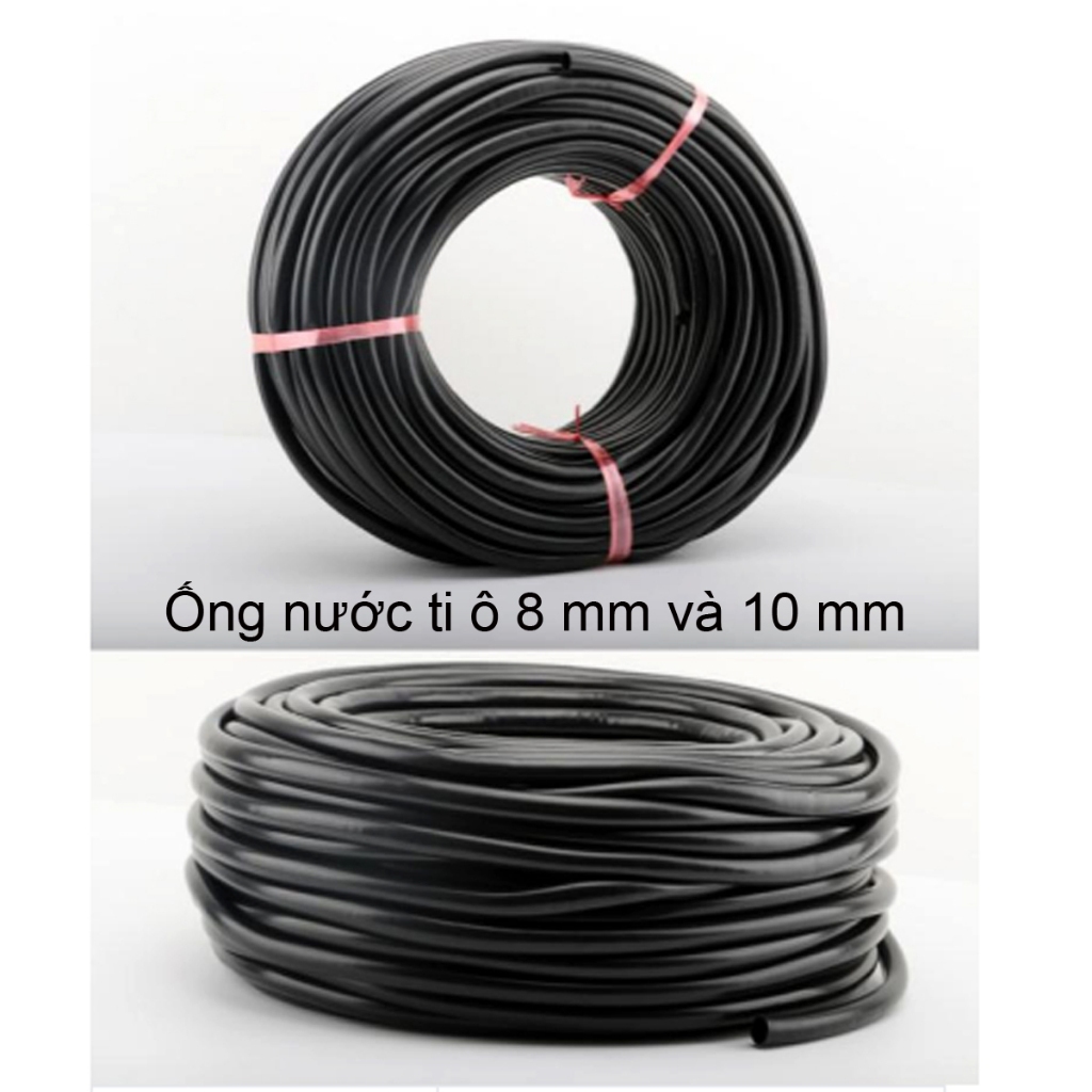 Cuộn dây ống ti ô mềm 8mm, 10mm dài 30m / Dây phun sương / dây dẫn nước ...