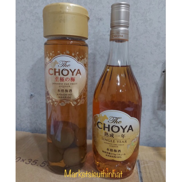 Nước Choya Single Year Golden 700ml - Nước Choya Golden Ume Fruit 650ml (Chai) | Shopee Việt Nam