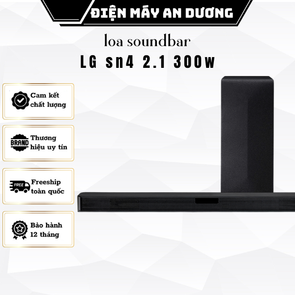 Loa soundbar bluetooth LG SN4 2.1 300W Hàng Chính Hãng Bảo Hành 12 Tháng Trên Toàn Quốc | Shopee ...
