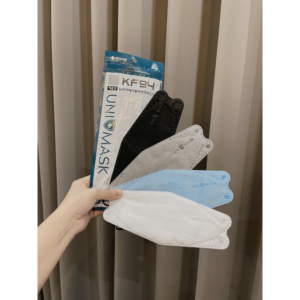 COMBO 100 CHIẾC KHẨU TRANG KF94 UNIMASK HÀN QUỐC KHÁNG KHUẨN XỊN XÒ